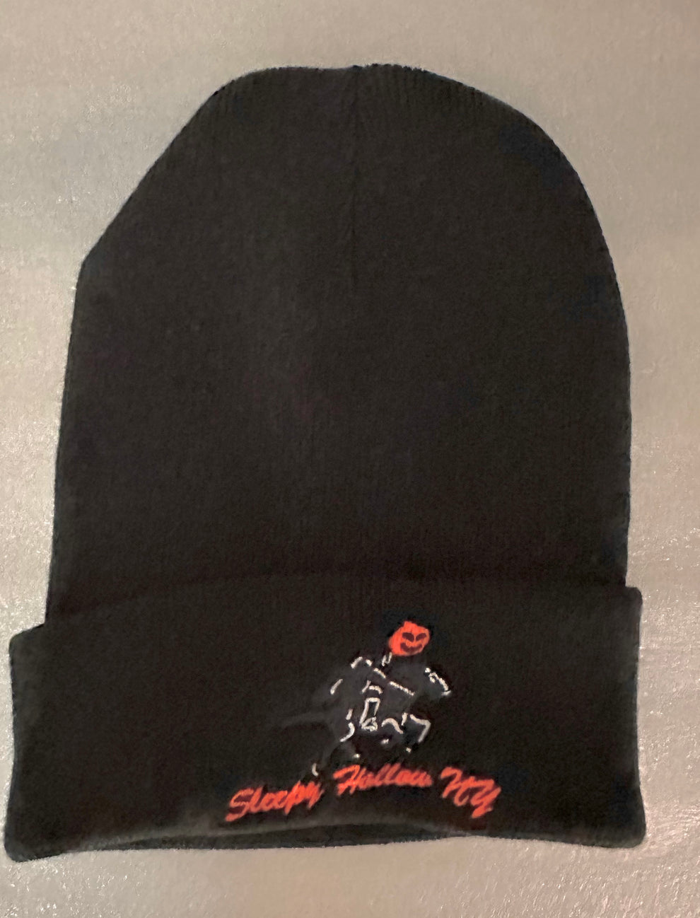Headless Horseman Knit Cap with cuff – Sleepy Hollow Gifts